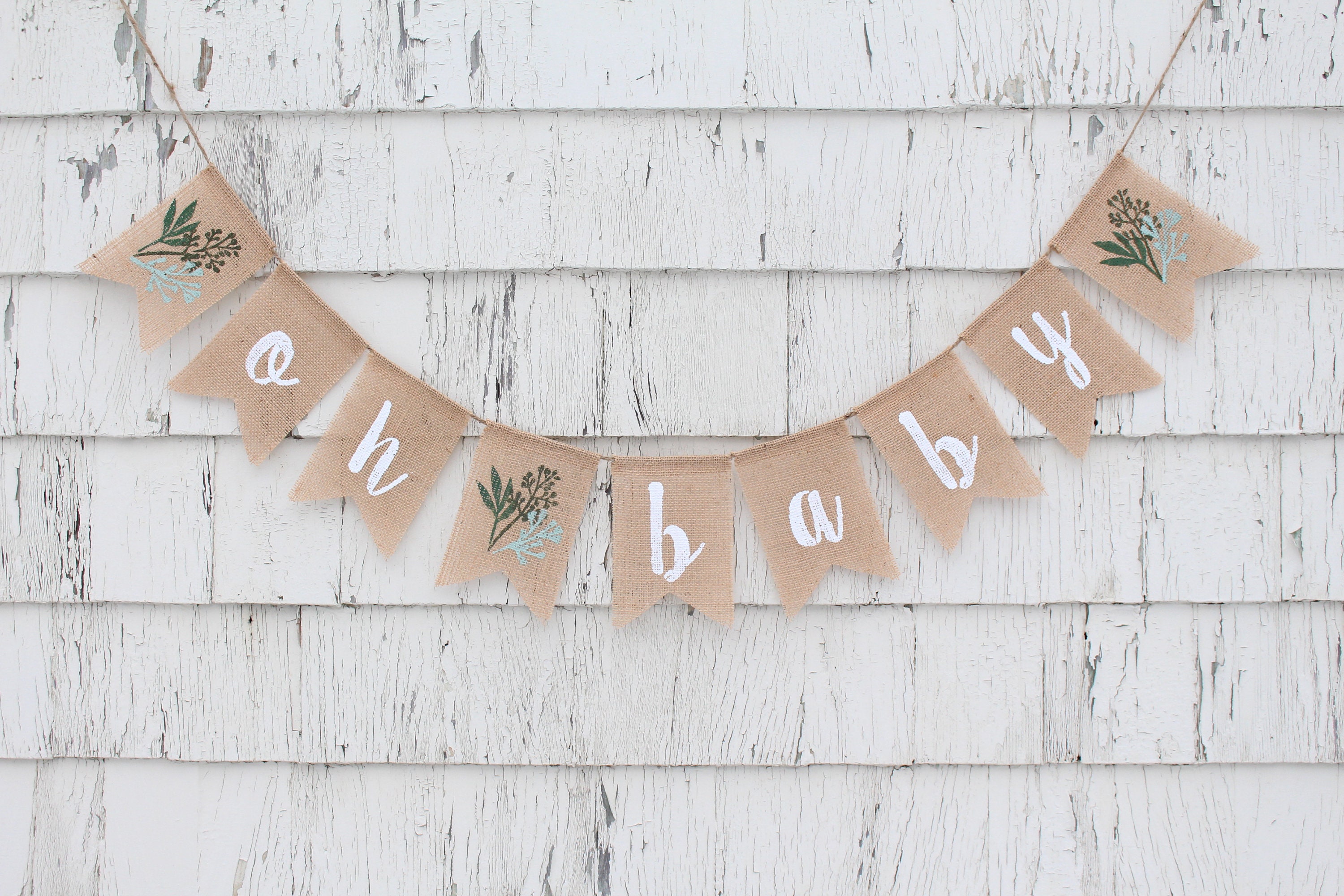 Greenery Baby Shower Banner Greenery Shower Decorations Baby - Etsy