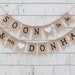 Happy Birthday Burlap Banner, Happy Birthday Bunting, Happy Birthday ...