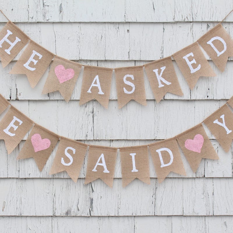 He Asked She Said - Etsy