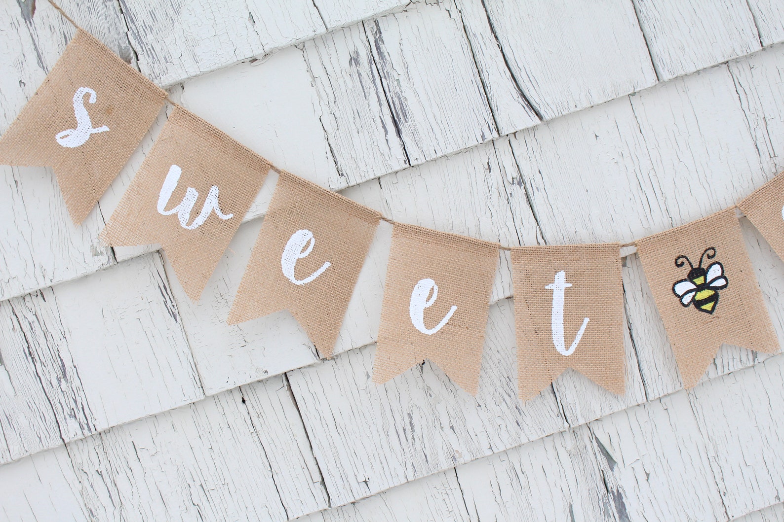 Bumble Bee Baby Shower, Sweet as Can Bee Banner, Bee Shower Decorations ...