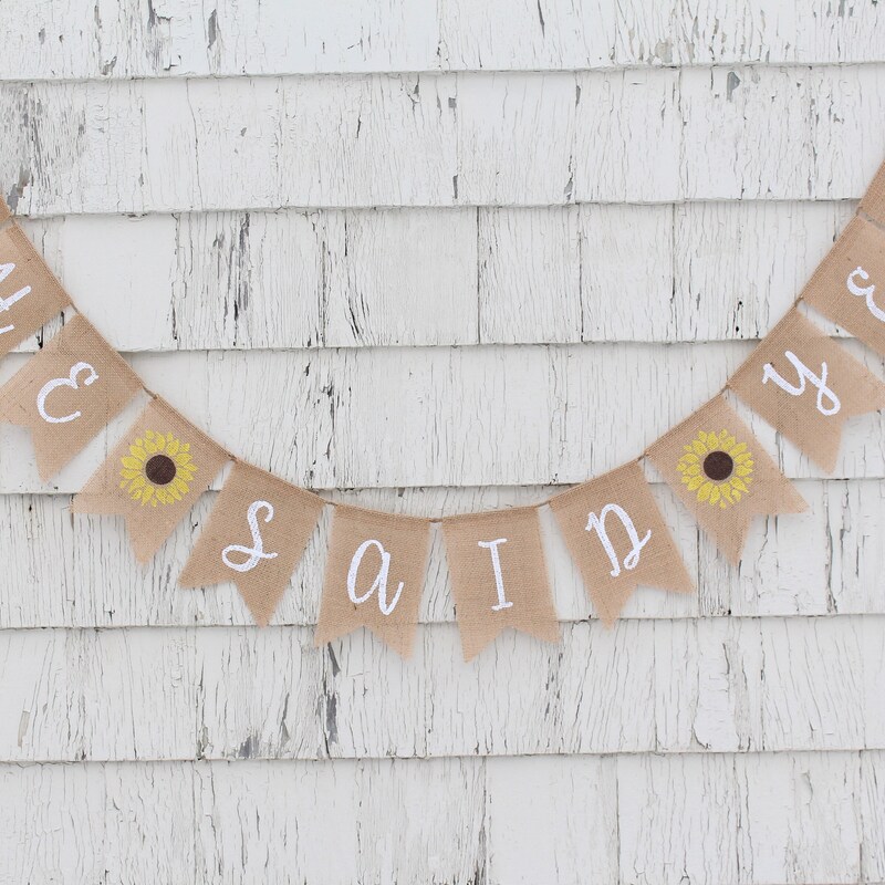 Burlap Sunflowers - Etsy