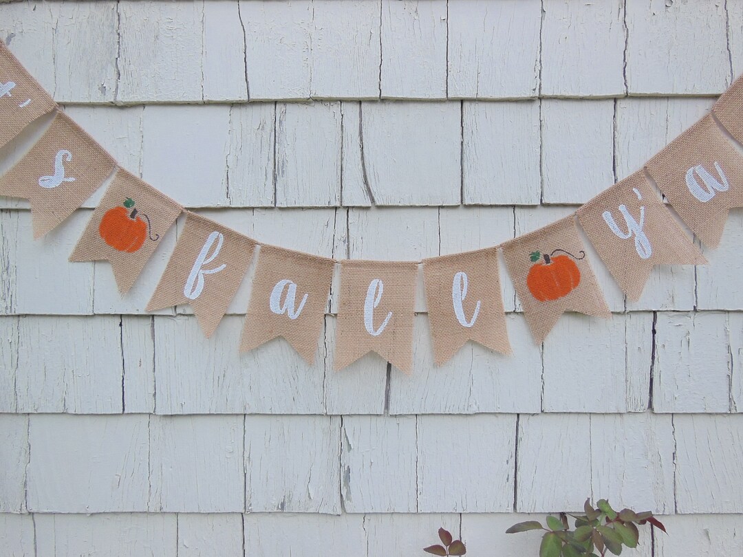 Its Fall Yall Sign, Its Fall Yall Banner, Fall Decor, Autumn Decor ...