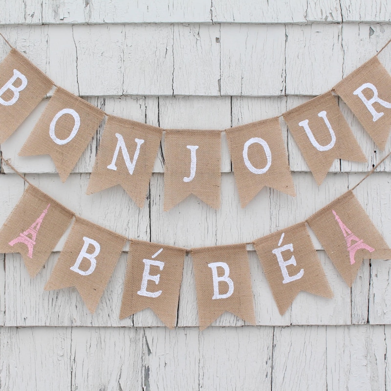 Bonjour Baby Decorations - Etsy