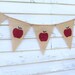 Fall Decor, Apple Decor, Apple Banner, Apple Garland, Apple Bunting ...