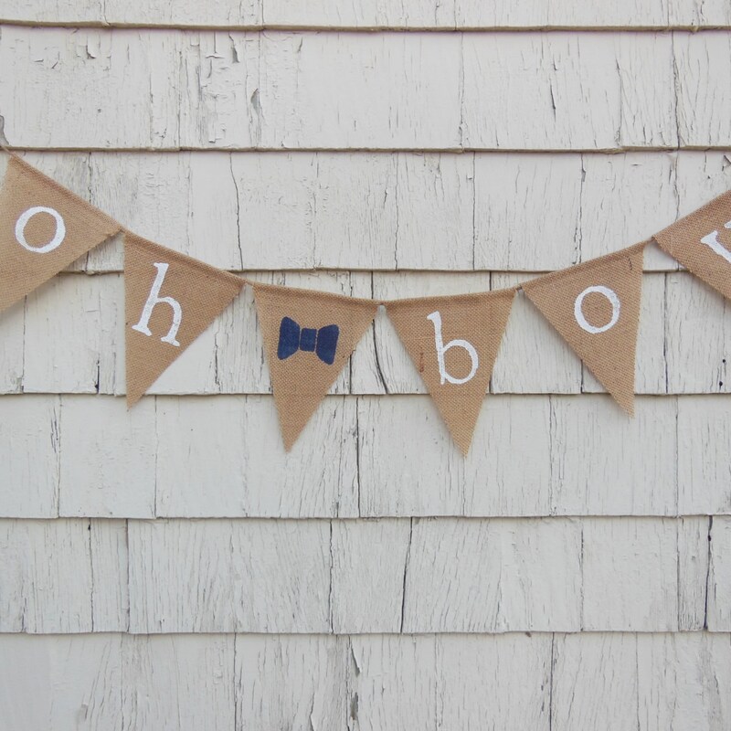 Oh Boy Banner - Etsy