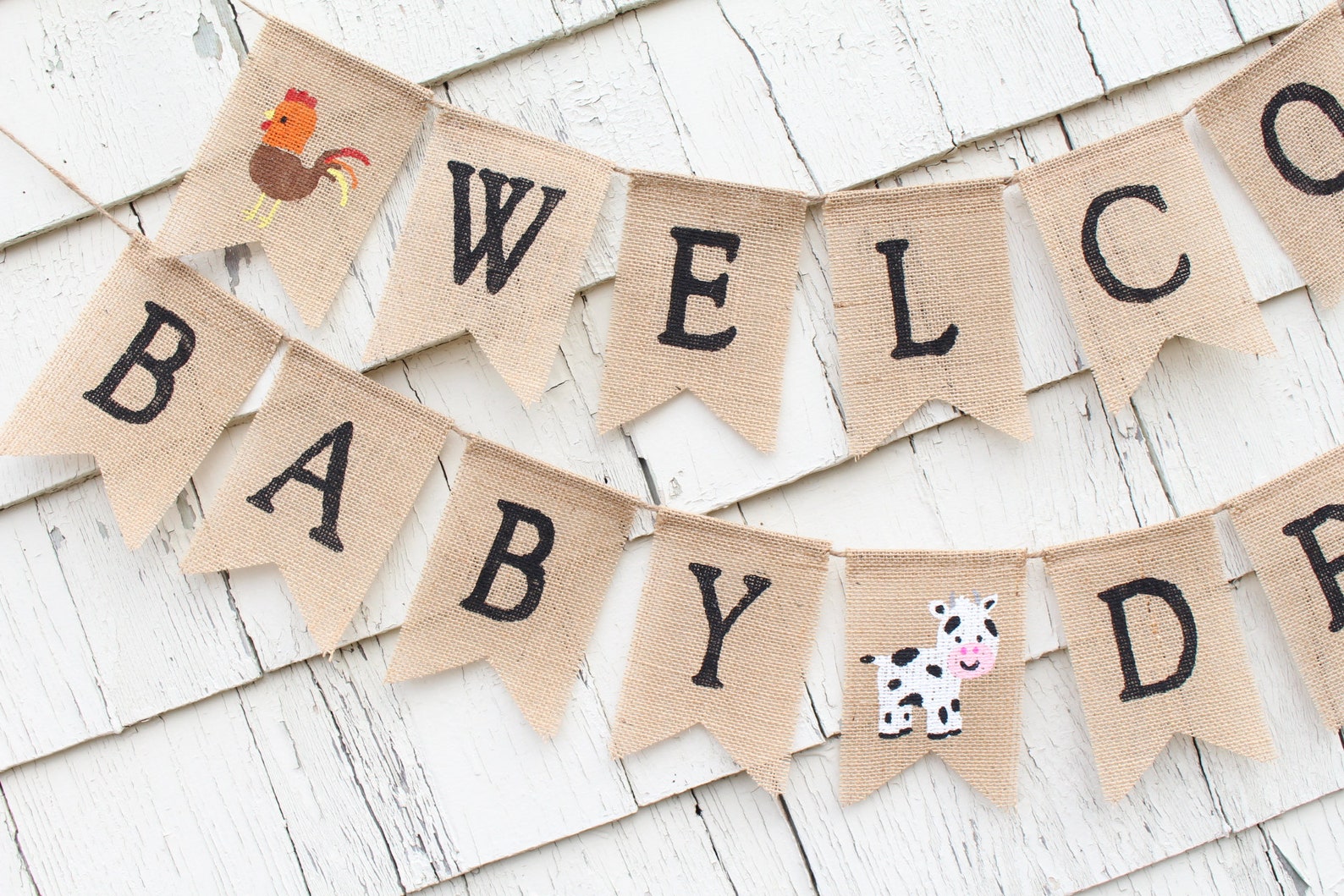Farm Baby Shower Decorations Farm Baby Banner Baby Shower - Etsy