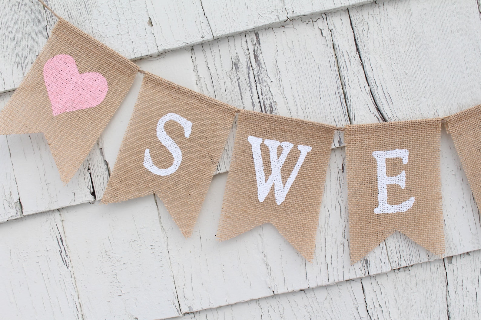 Sweets Burlap Banner, Sweets Garland, Sweets Burlap Bunting, Rustic ...