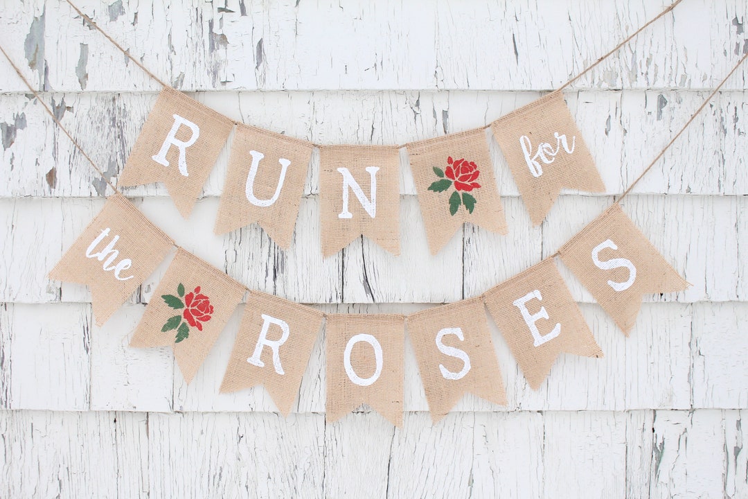 Kentucky Derby Party Decorations, Run for the Roses, off to the Races ...
