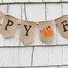 Happy Fall Burlap Banner Fall Bunting Fall Garland Happy - Etsy