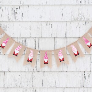 Valentines Day Gnomes, Valentines Day Banner, Gnome Banner, Gnome ...