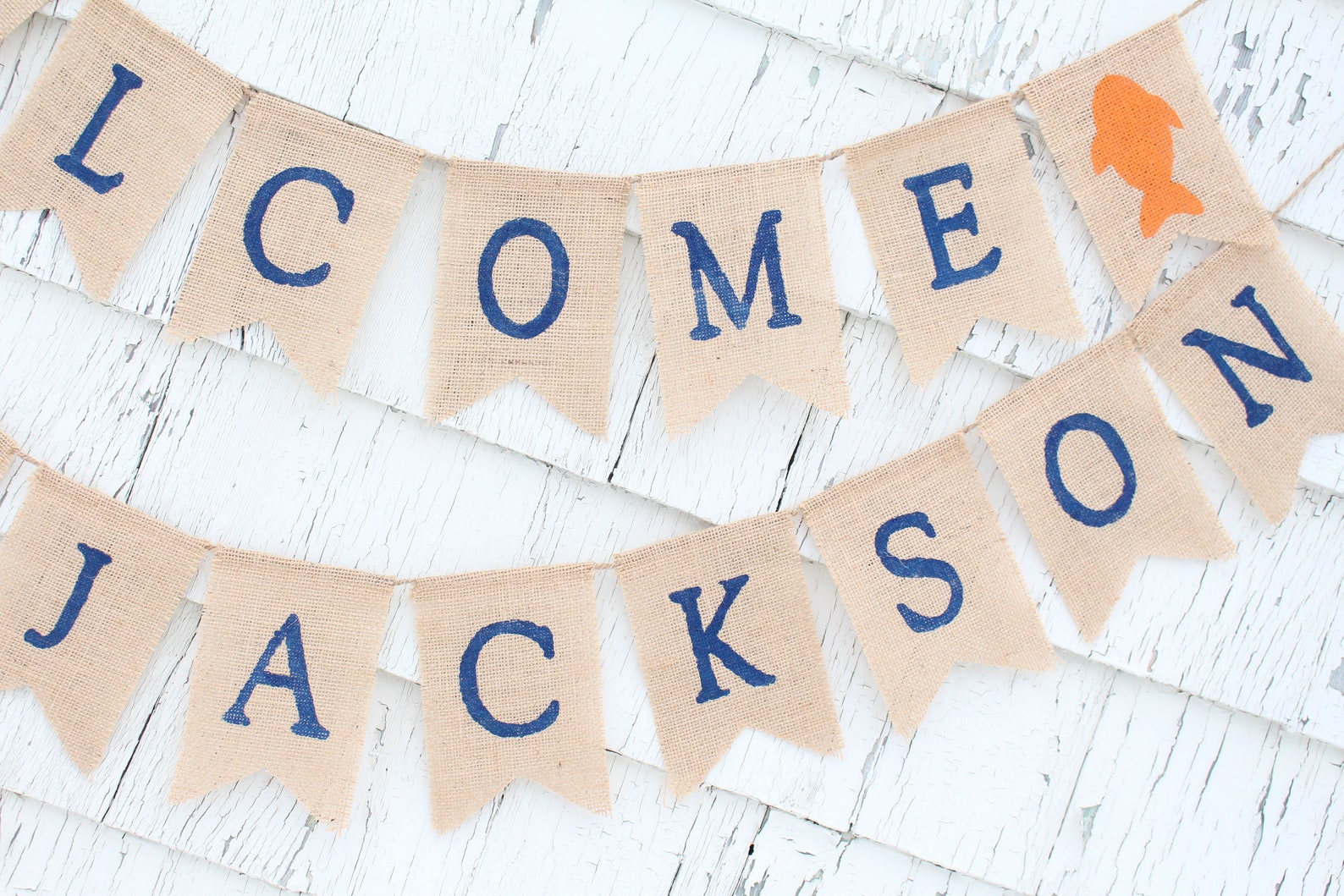 Fishing Baby Shower, Custom Welcome Baby Banner, Baby Boy Shower ...