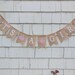 Happy Birthday Burlap Banner, Happy Birthday Bunting, Happy Birthday ...