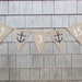 Happy Birthday Burlap Banner, Happy Birthday Bunting, Happy Birthday ...