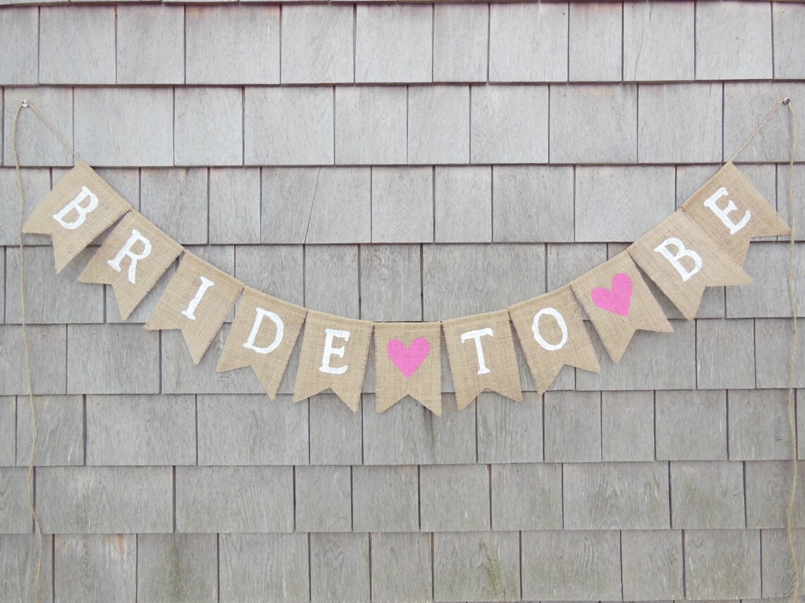 Bride to Be Banner, Bride to Be Bunting, Engagement Party Garland ...
