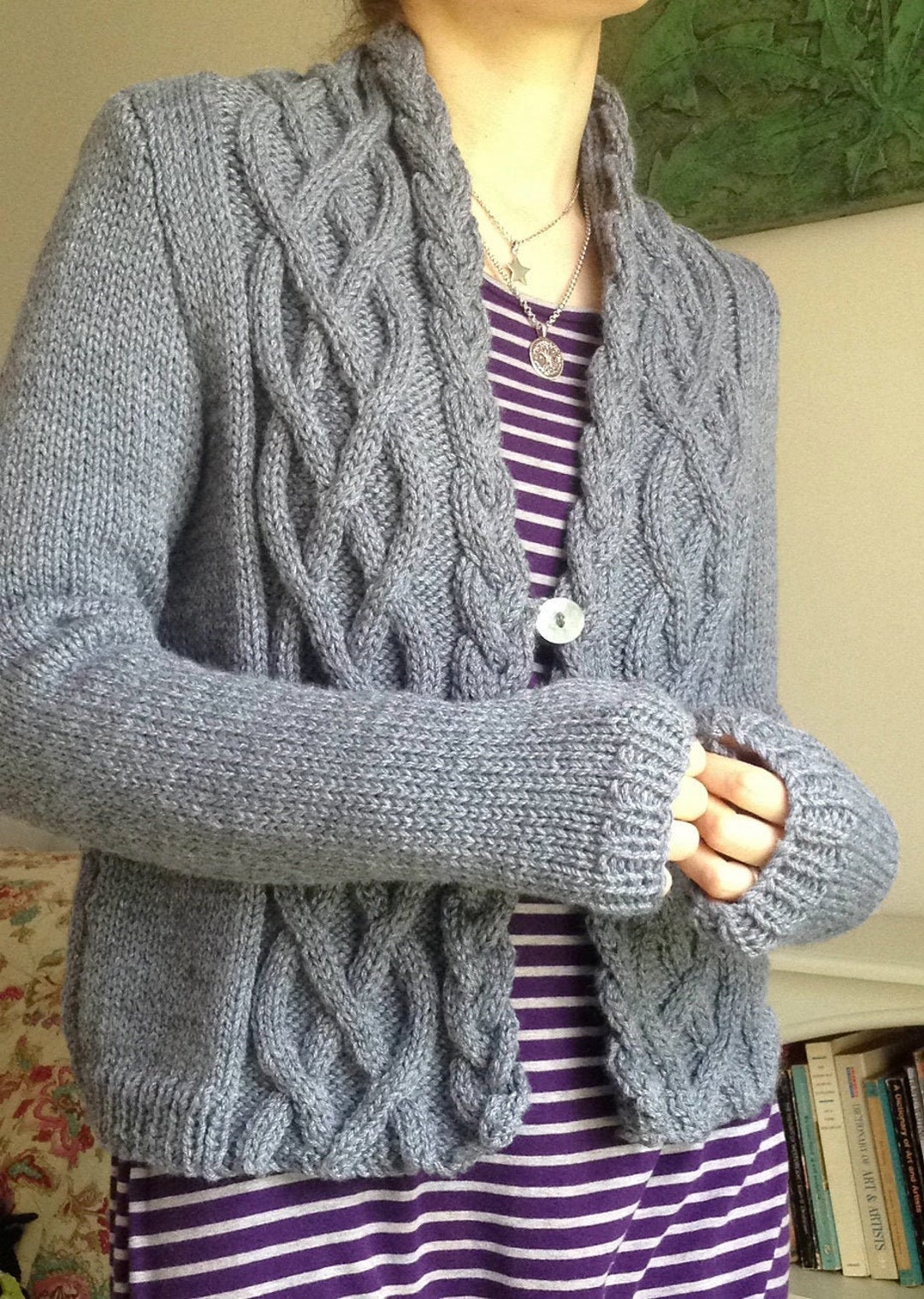 Hand Knitting Digital PDF Pattern Amadeus Cardigan - Etsy
