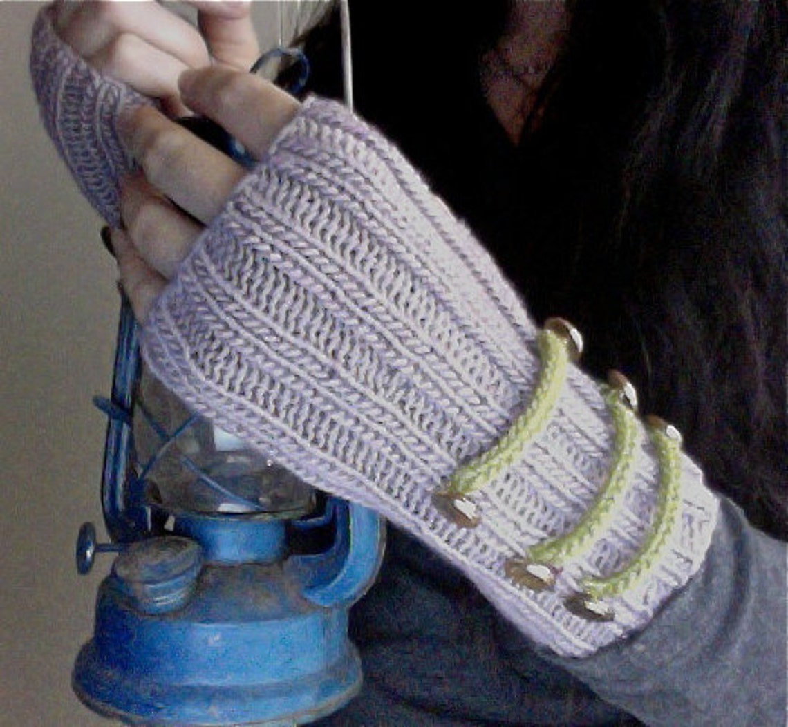 Knitting Pattern Simple Military-style Cuffs Digital Download - Etsy