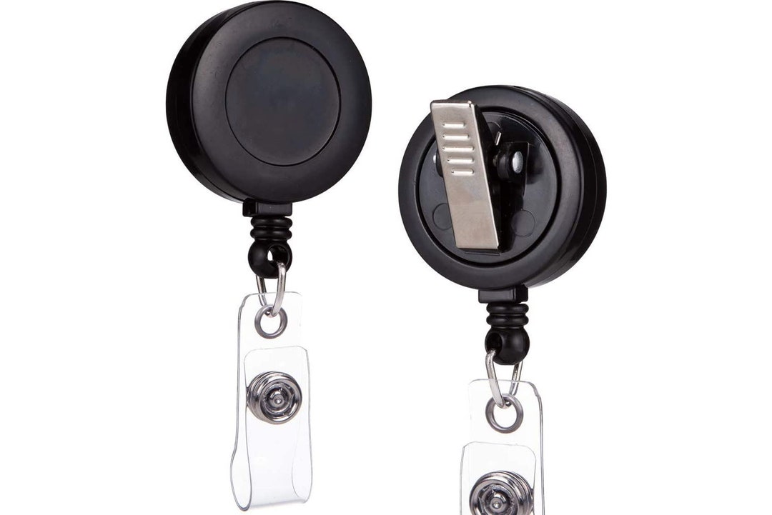 Retractable Badge Holder Reels With Swivel Alligator Clip for ID Cards ...