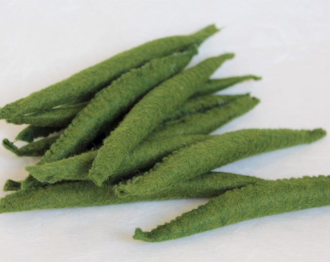 Felt Green Beans - Etsy