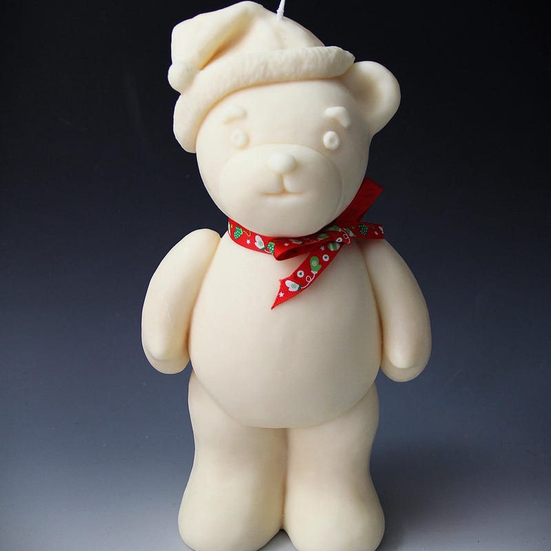 Large Bear Candles - Etsy