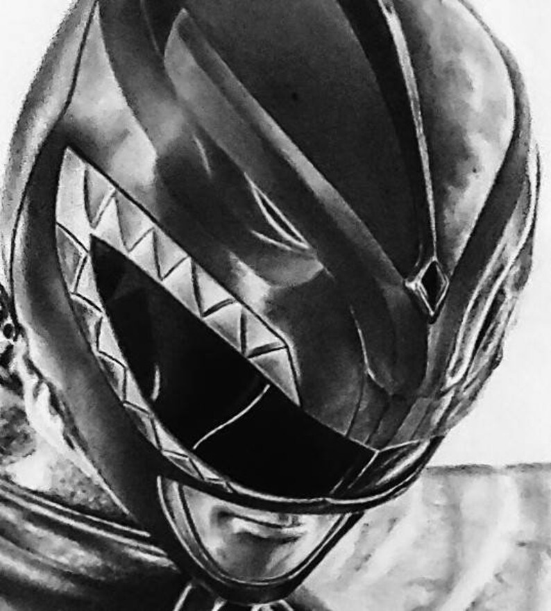 MMPR Green Ranger Drawing - Etsy
