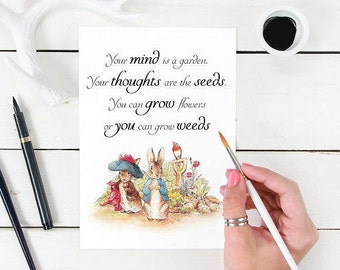Peter rabbit quote | Etsy