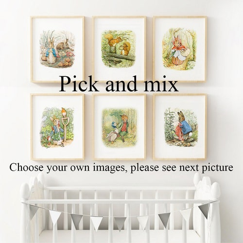 Beatrix Potter Print Peter Rabbit Beatrix Potter Art - Etsy