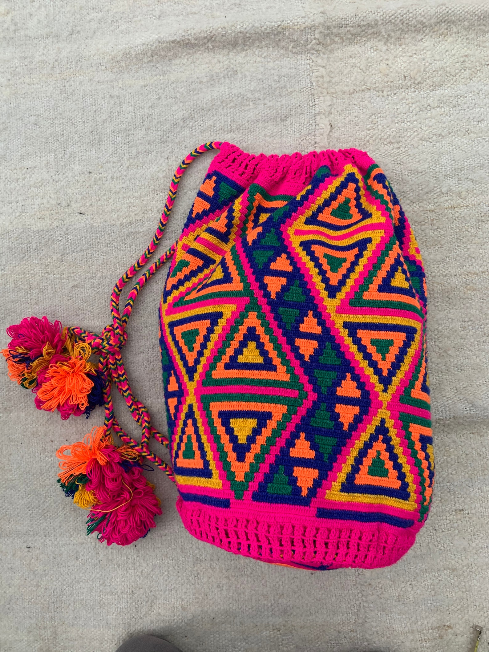Sac colombien mochila wayuu tissé à la main - Etsy France