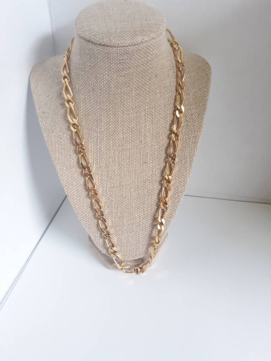 Gold Large Link Chain Monet Necklace Vintage Monet Chain | Etsy