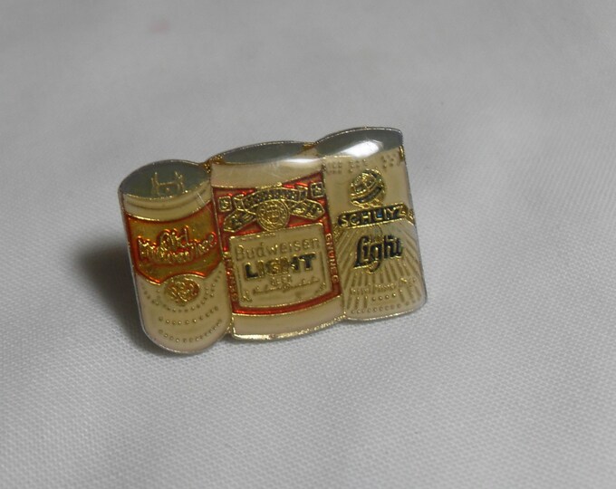Rare Budweiser Pin, Bud Light, Old Milwaukee, Schlitz American Beer ...
