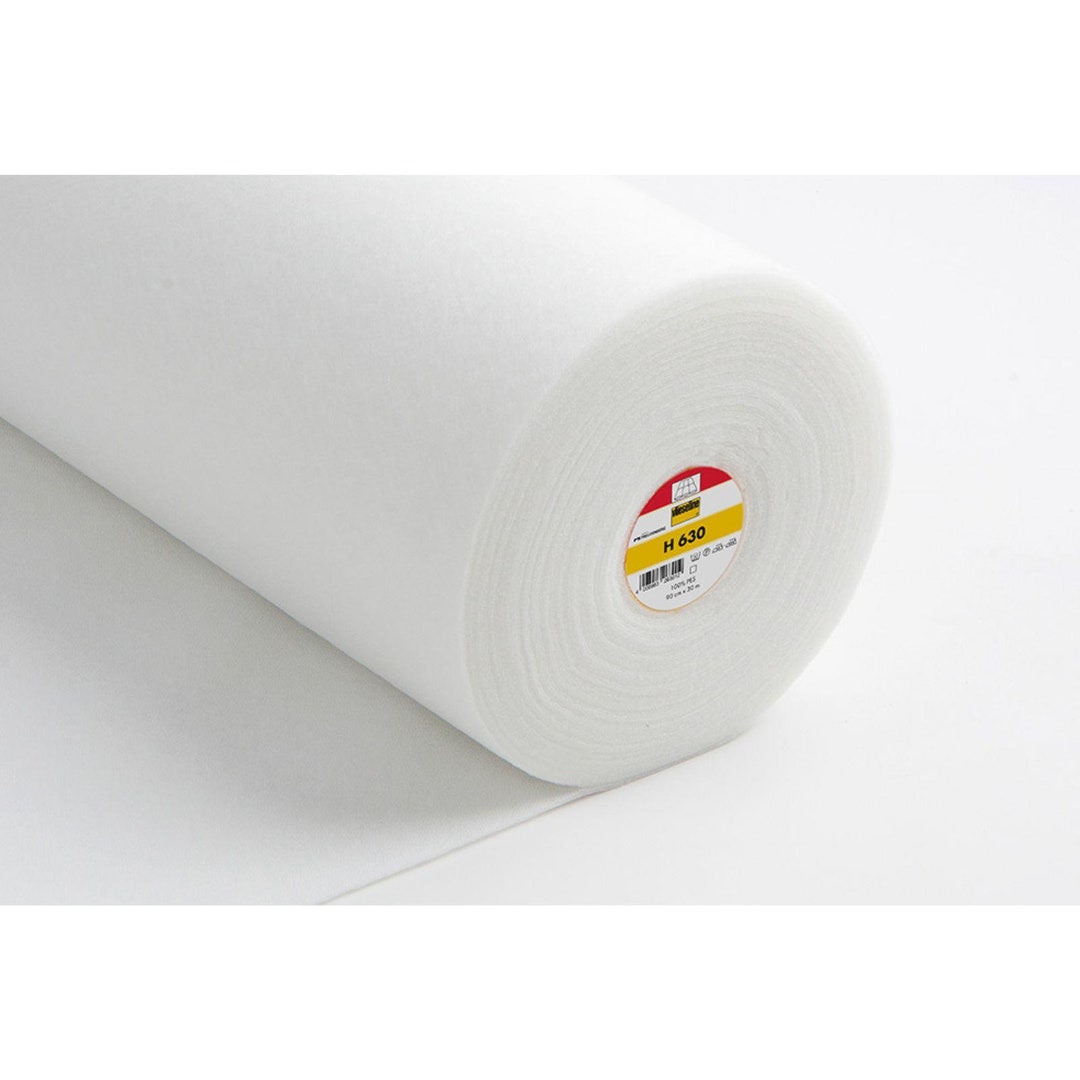 Vilene H630 Low Loft Fleece Interfacing Fusible – White Vlieseline - by ...
