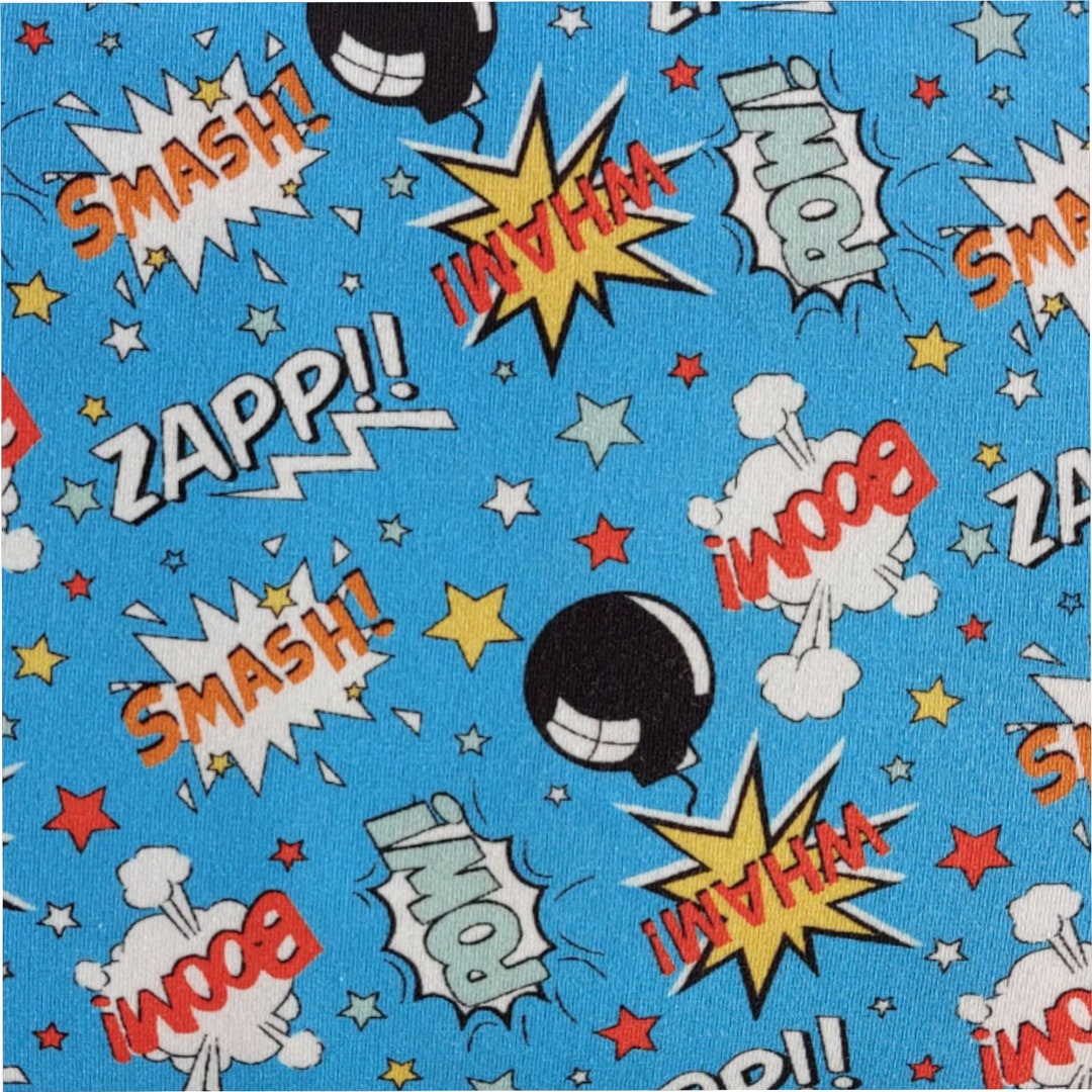 Boom Pow Wow Jersey, Knitted Fabric, Stretch Fabric, Cotton Jersey ...