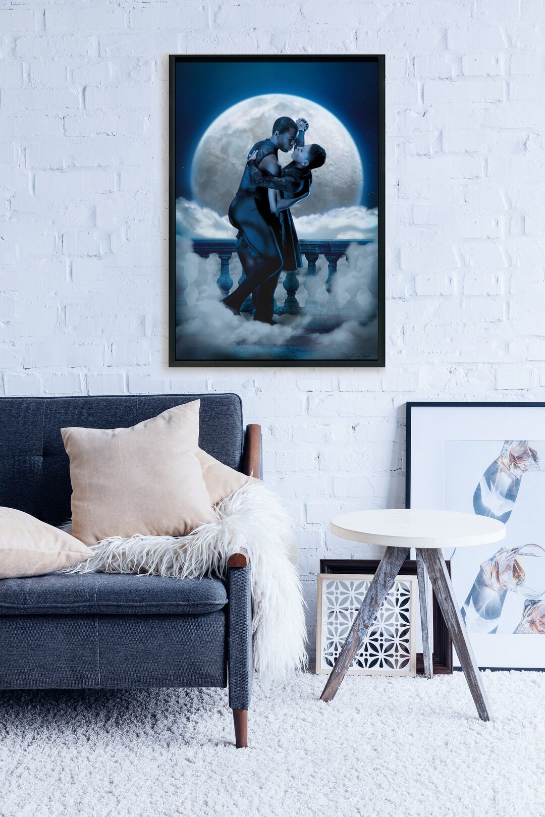 Moon Dance Digital Art Print/wall Art/picture - Etsy