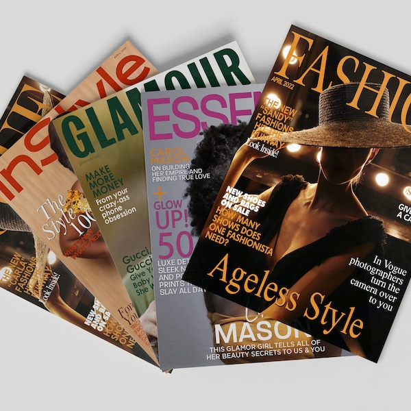 Magazine Cover Art - Etsy