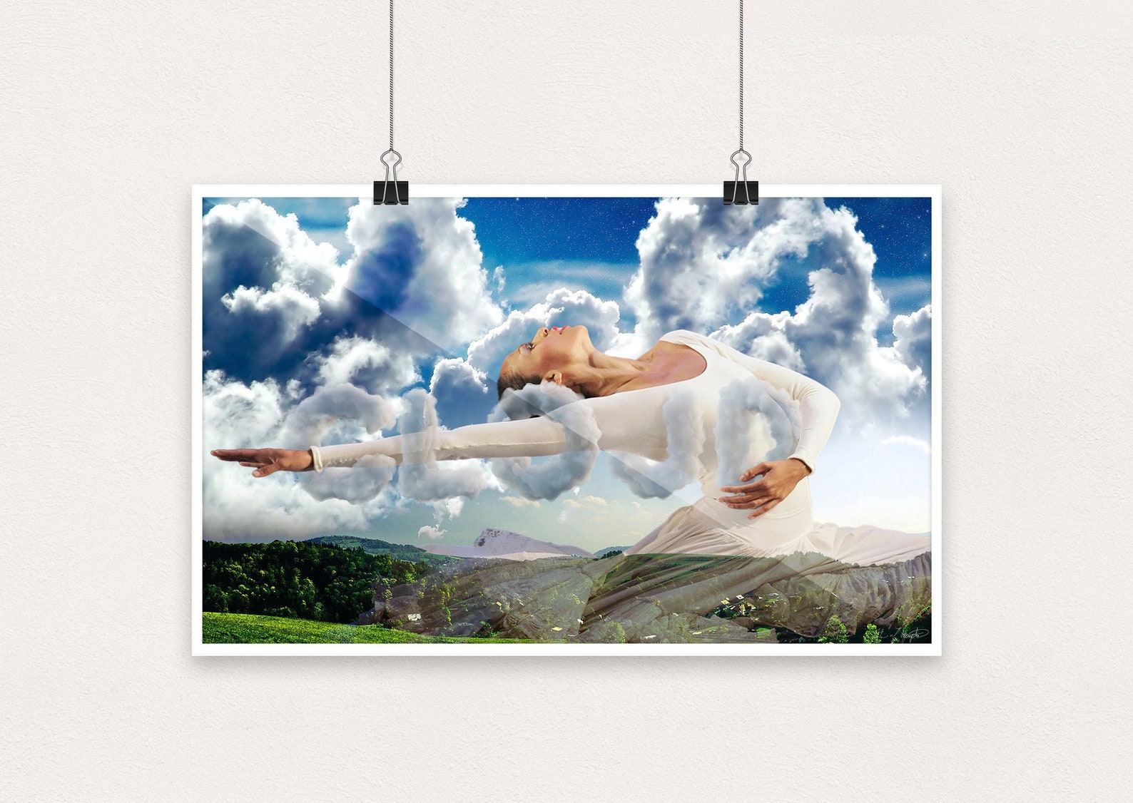 Cloud Dancer Digital Art Print/wall Art/picture - Etsy