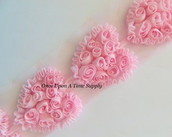 Shabby heart trim | Etsy