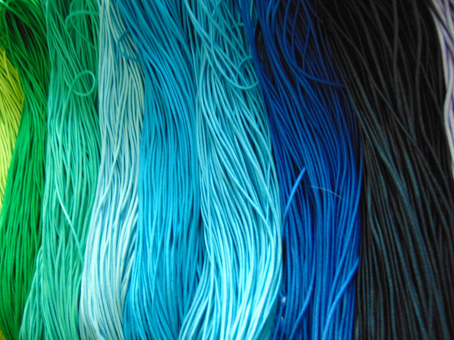 Grab Bag of Skinny Elastic, 5 10 15 20 25 30 50 Yards, 1/16 Inch ...