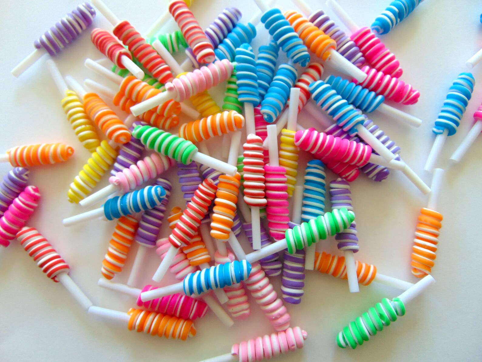 Grab Bag of Lollipop Charms Swirl Lollipops Hair Bow - Etsy