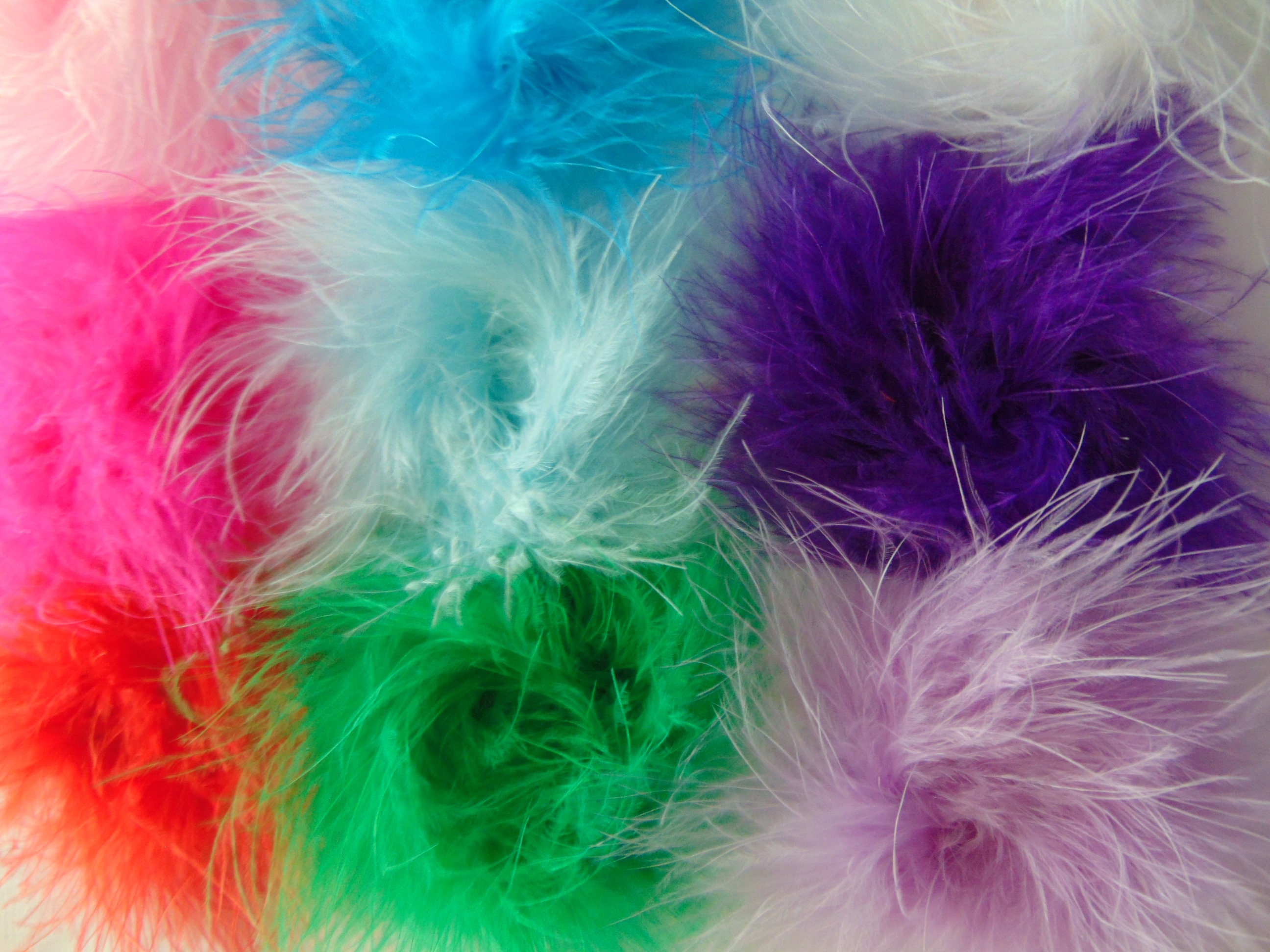 Grab Bag of Marabou Feather Puffs, Marabou Feathers, Marabou Puffs ...