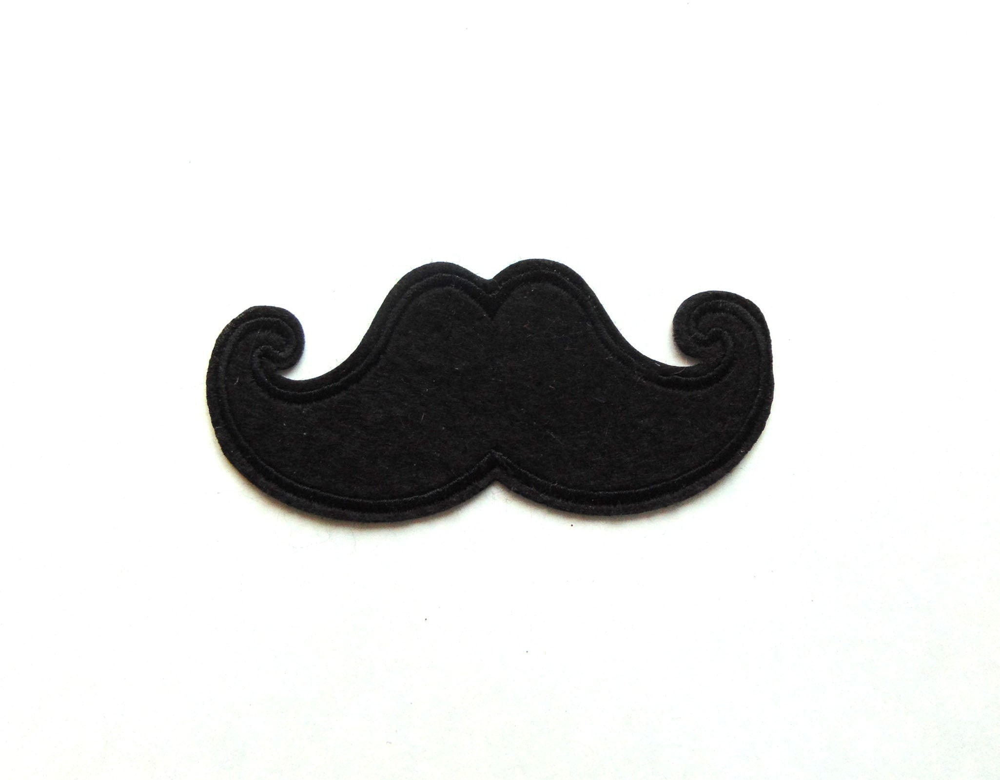 Mustache Iron On Patch Little Man DIY Clothing Iron On | Etsy