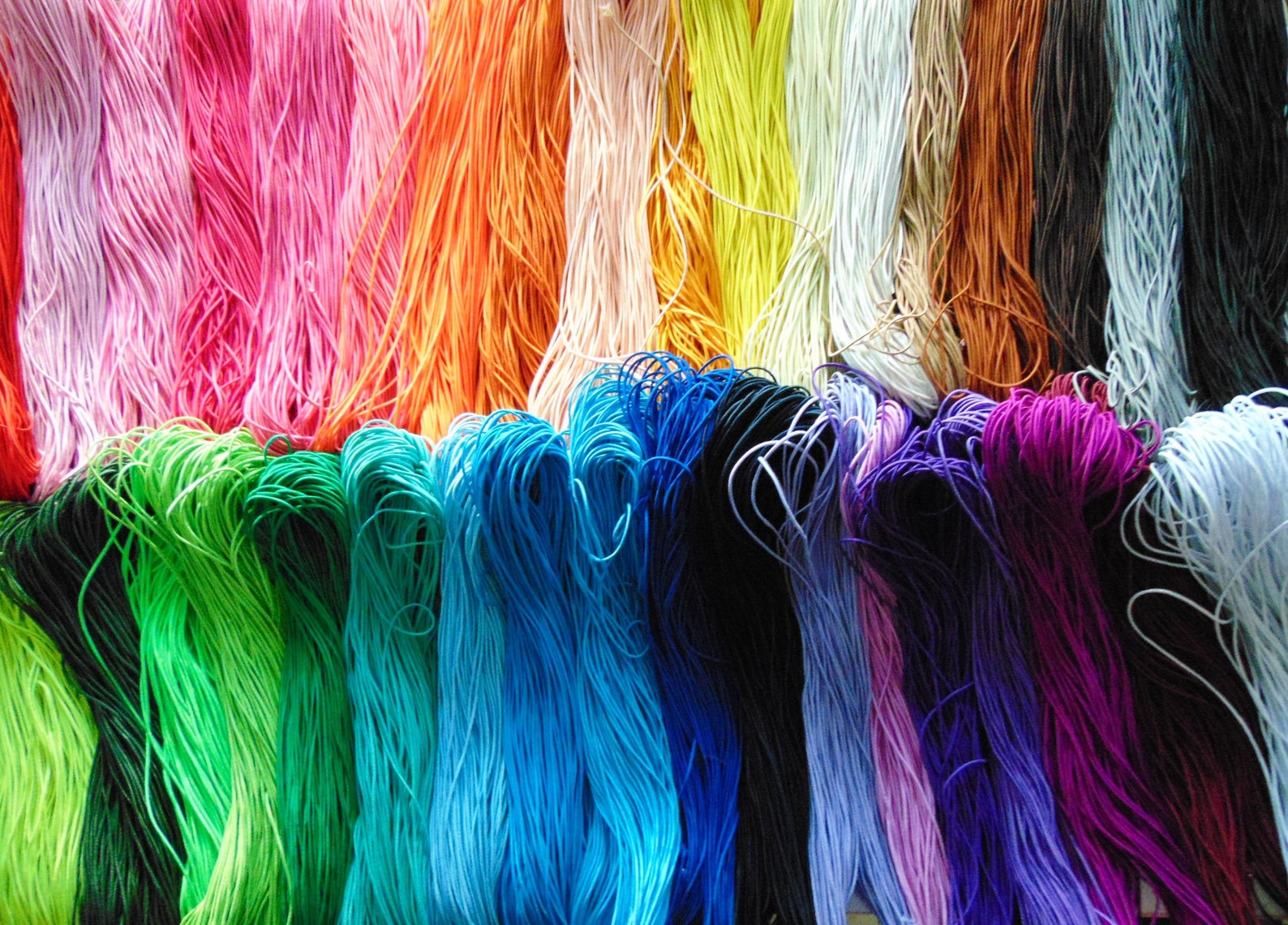 Grab Bag of Skinny Elastic, 5 10 15 20 25 30 50 Yards, 1/16 Inch ...