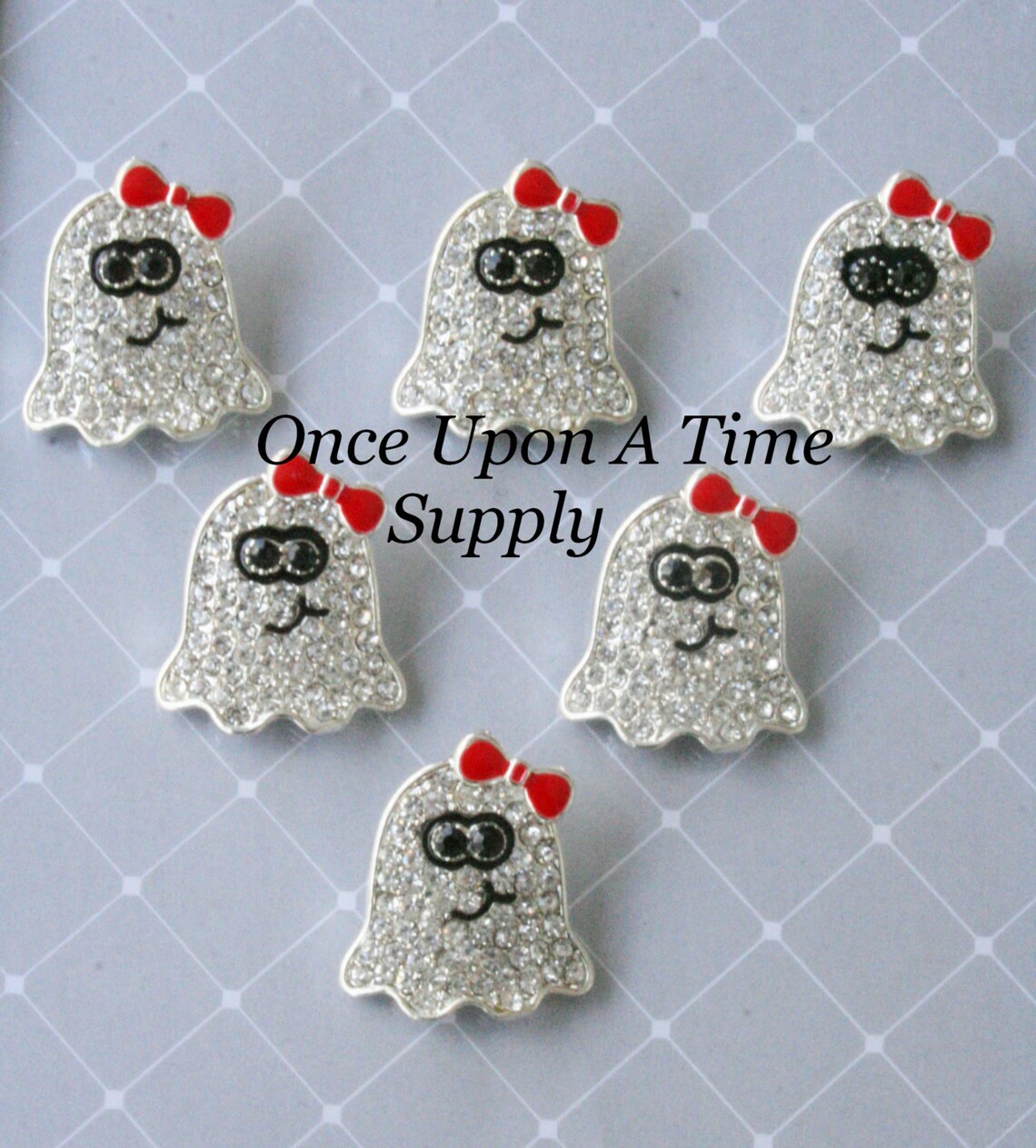 Ghost Rhinestone Ghost Charm Halloween Rhinestones Metal - Etsy