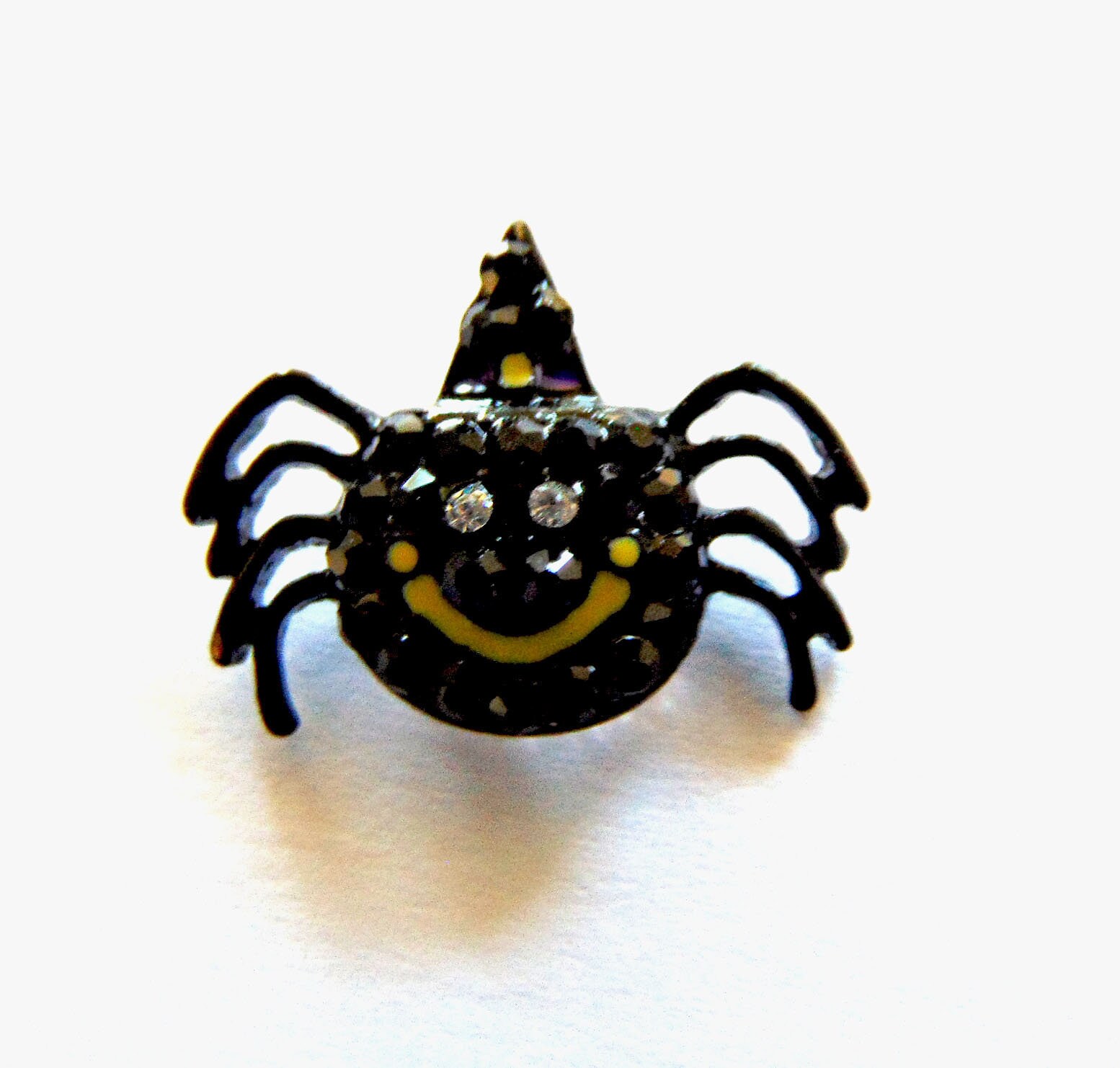 Spider Rhinestone Spider Charm Halloween Rhinestones Metal - Etsy