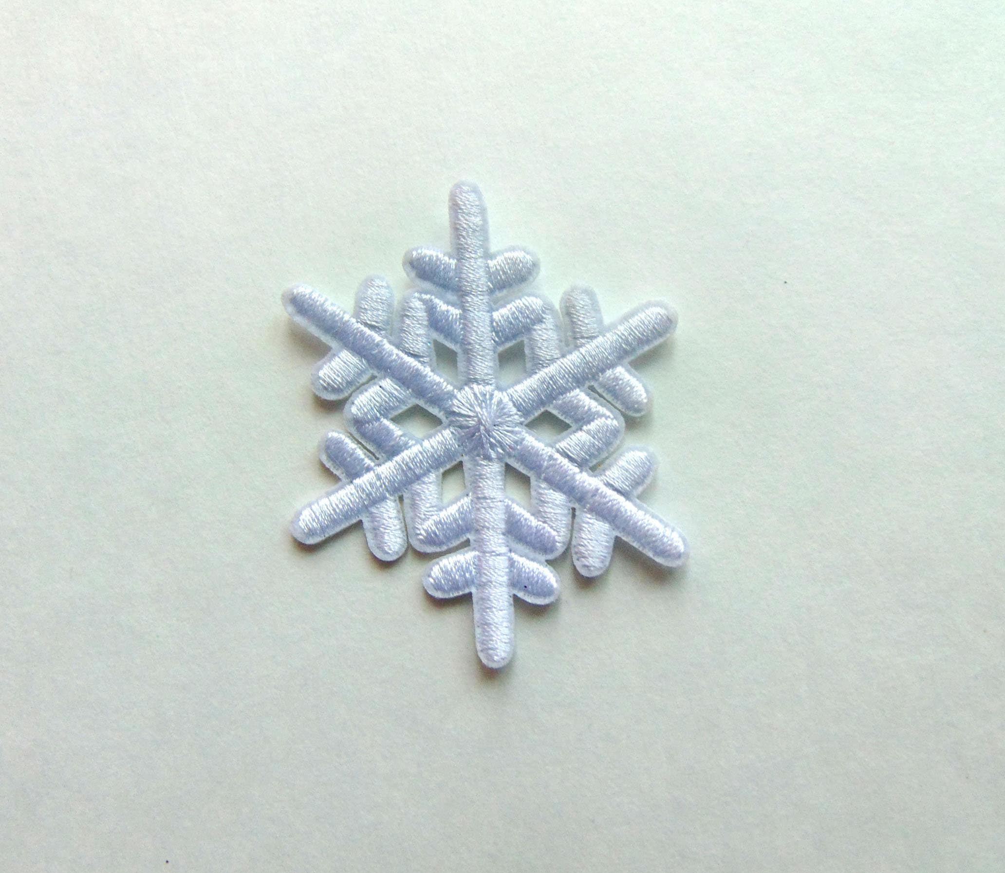 Snowflake Iron on Patch Winter DIY Clothing Iron on Patch - Etsy