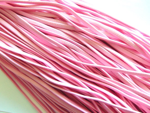 Pink Elastic Cord 3/16 Elastic Cord 5mm Stretch Elastic | Etsy