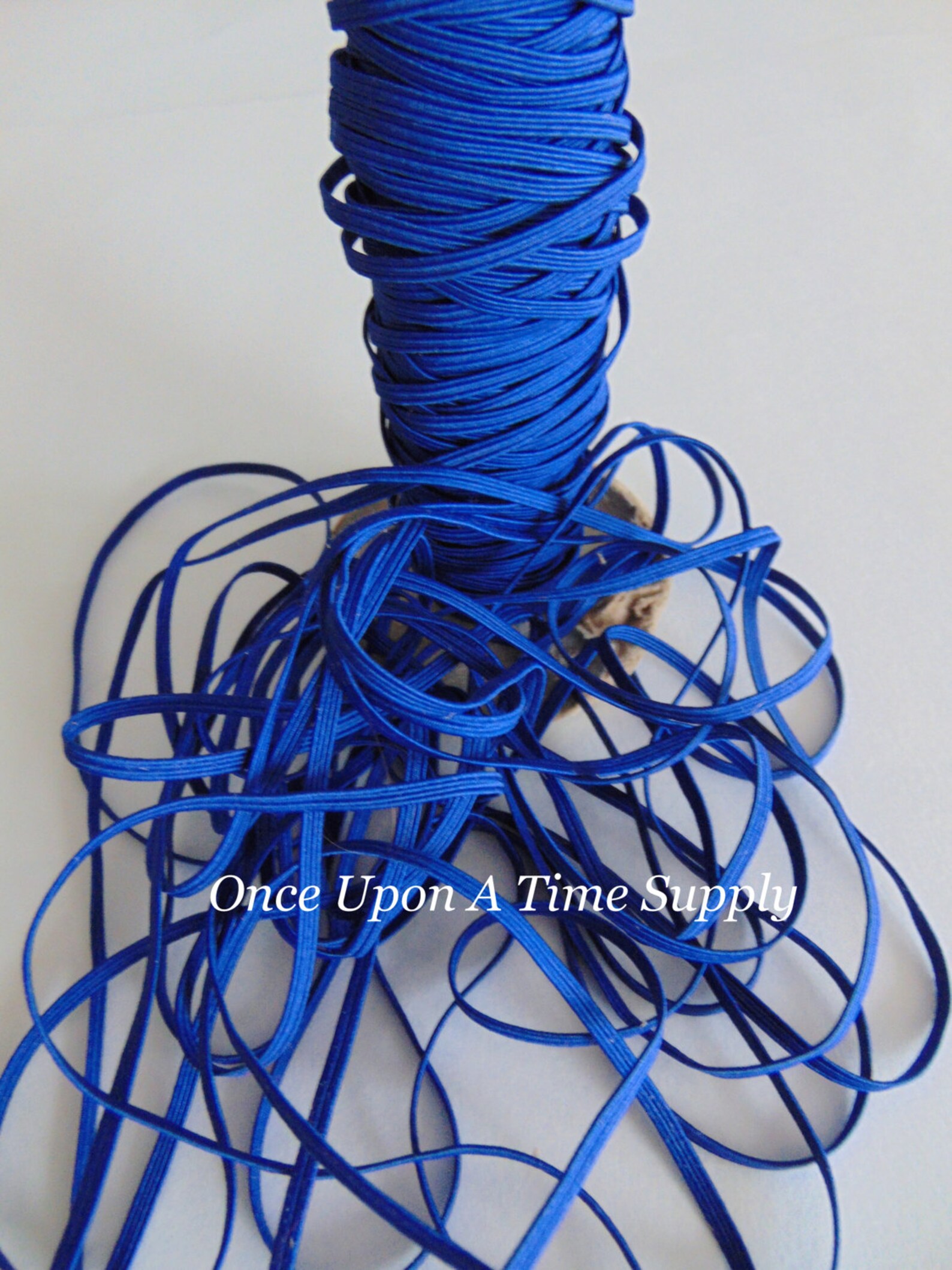 Royal Blue Skinny Elastic 1/8 Braided Elastic Sewing | Etsy