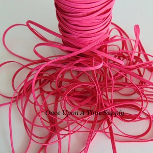 Wholesale Skinny Elastic, 50 100 200 Yard Roll, 1/8 Braided Elastic ...