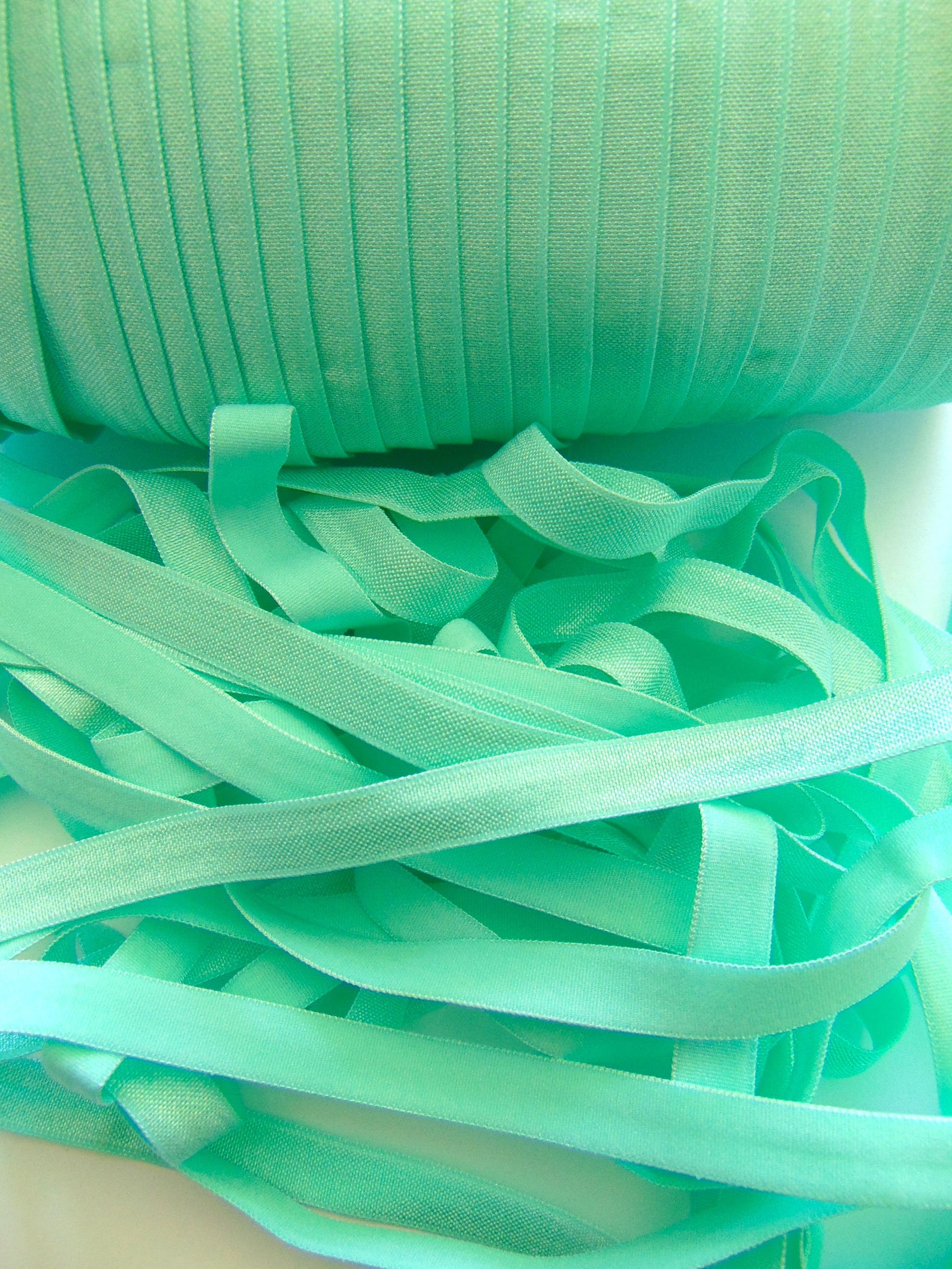 Mint Green Elastic 3/8 Soft Elastic 10mm Sewing | Etsy