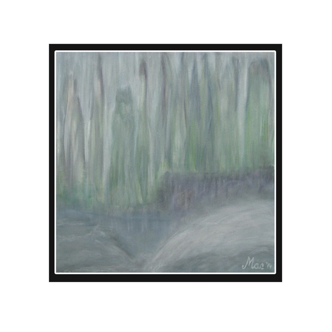 Grey Abstract People Painting Figurative Abstract Grey Painting Acrylic ...