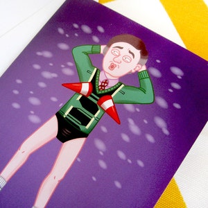 Alan Partridge Card - Blank - Steve Coogan - Traffic Cones - Birthday ...