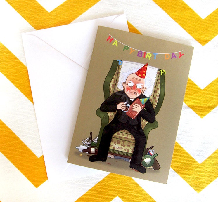 Father Jack Birthday Card Father Ted Irish Funny | Etsy